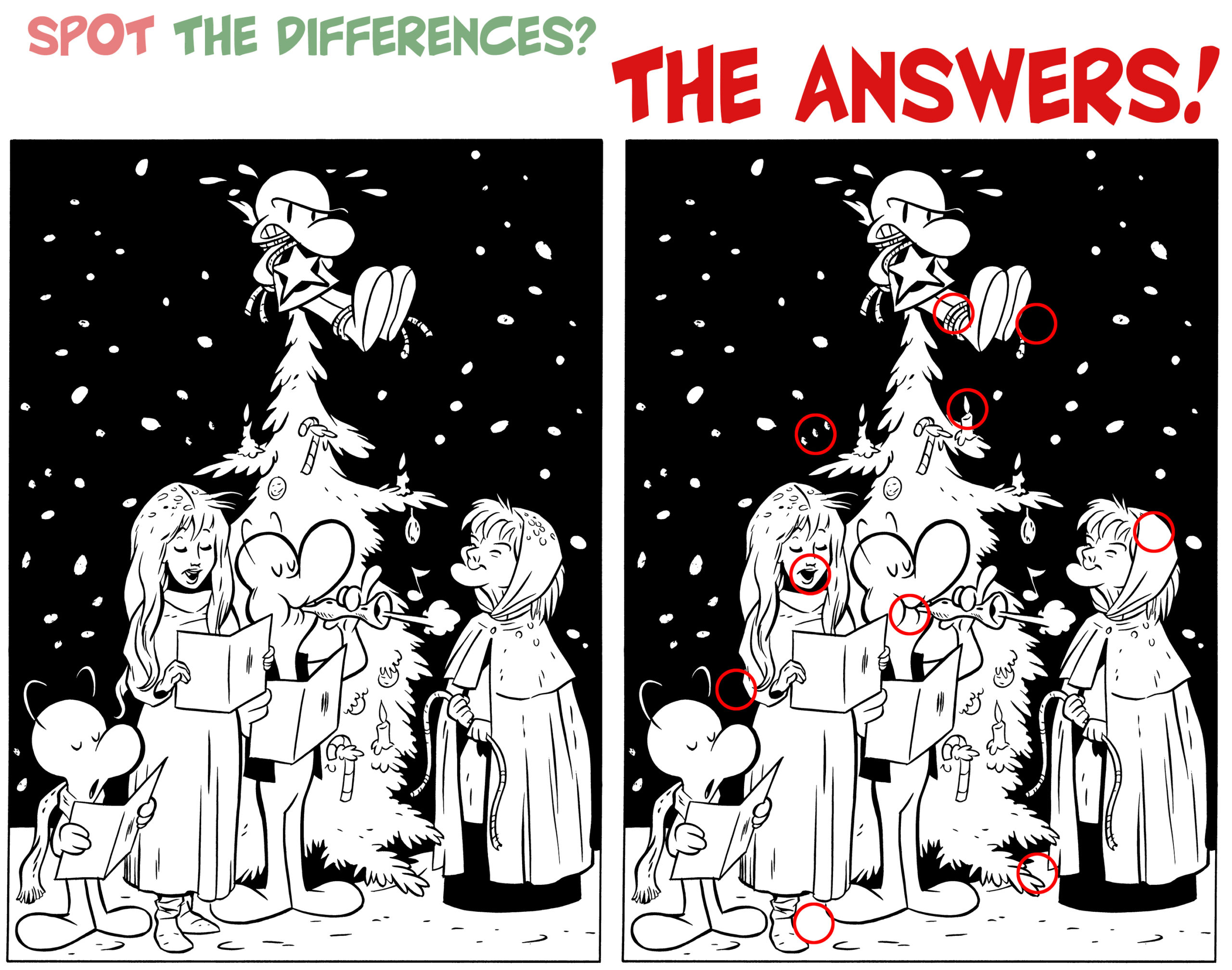 Spot The Differences Holiday Edition Answers Boneville The
